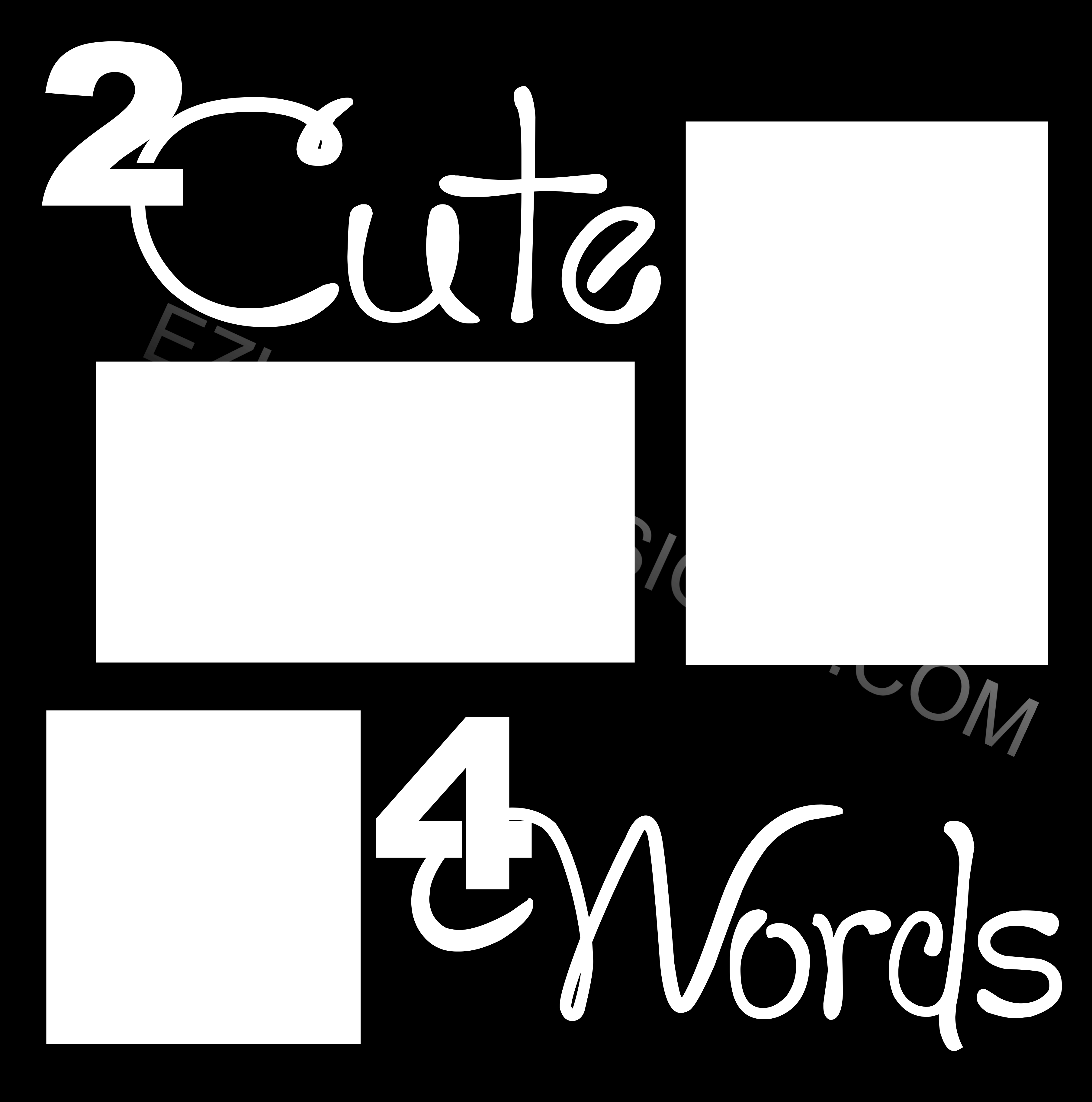 2 cute 4 Words: EZ Laser Designs