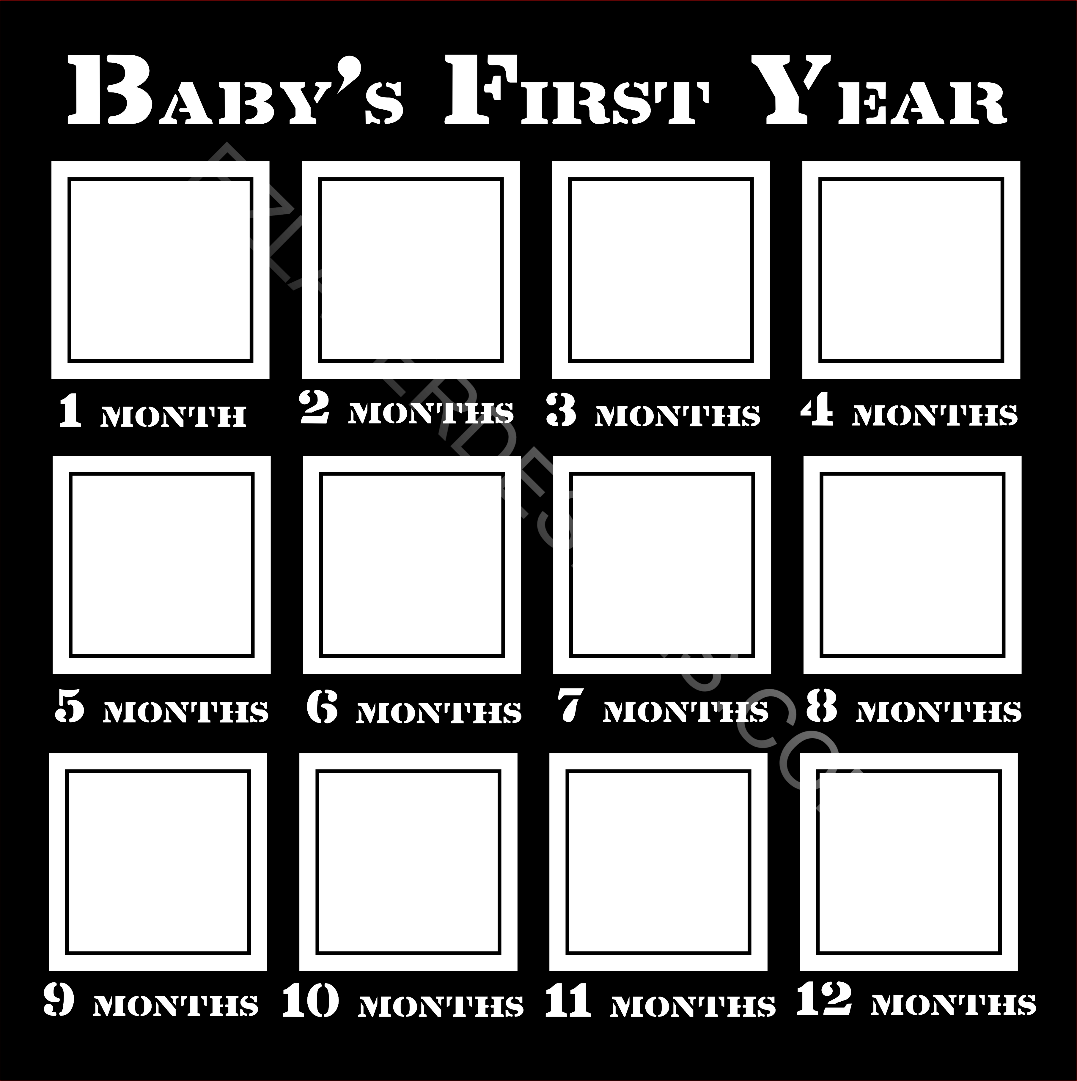Baby's First Year: EZ Laser Designs