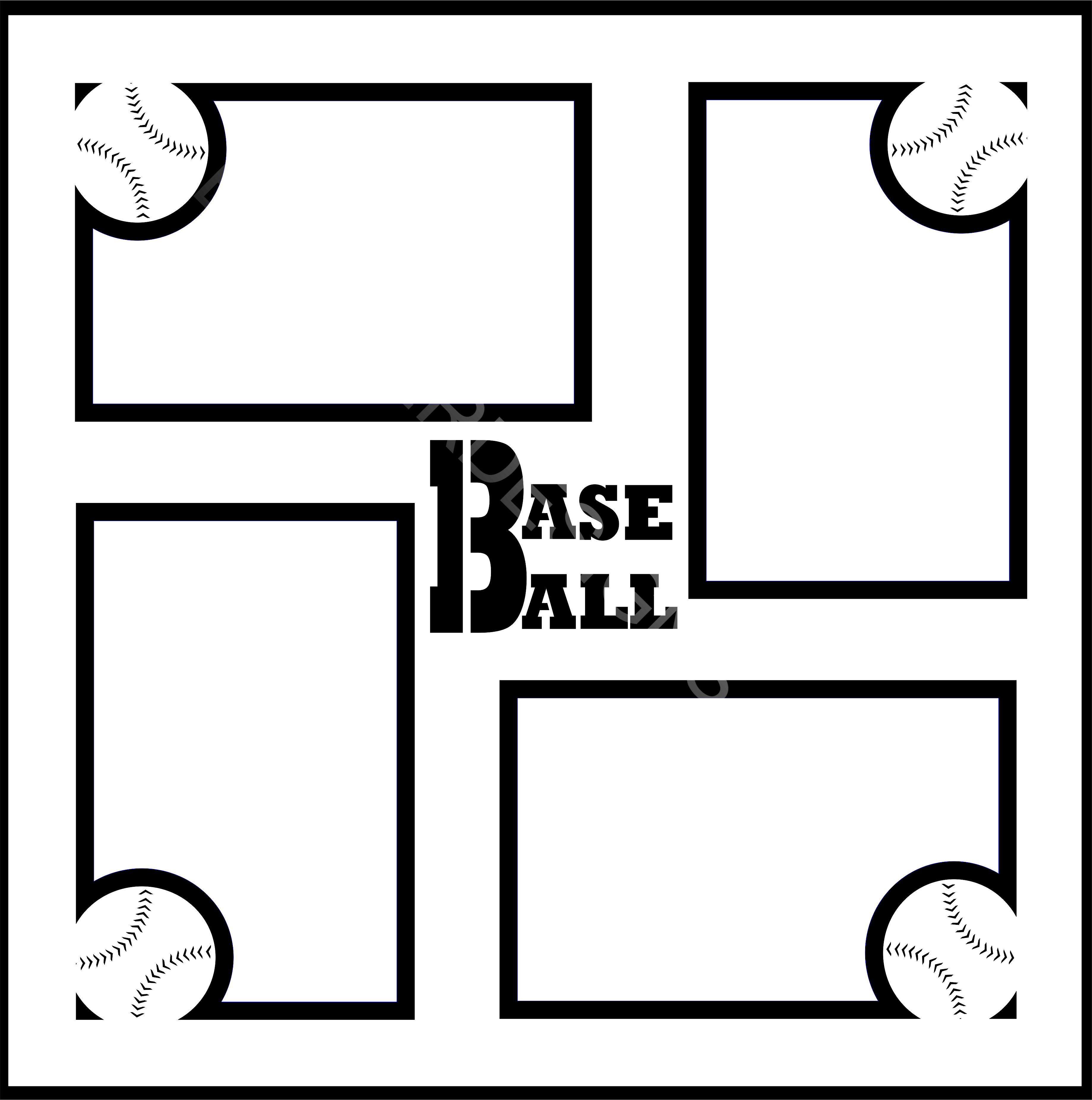 Baseball 4 windows: EZ Laser Designs