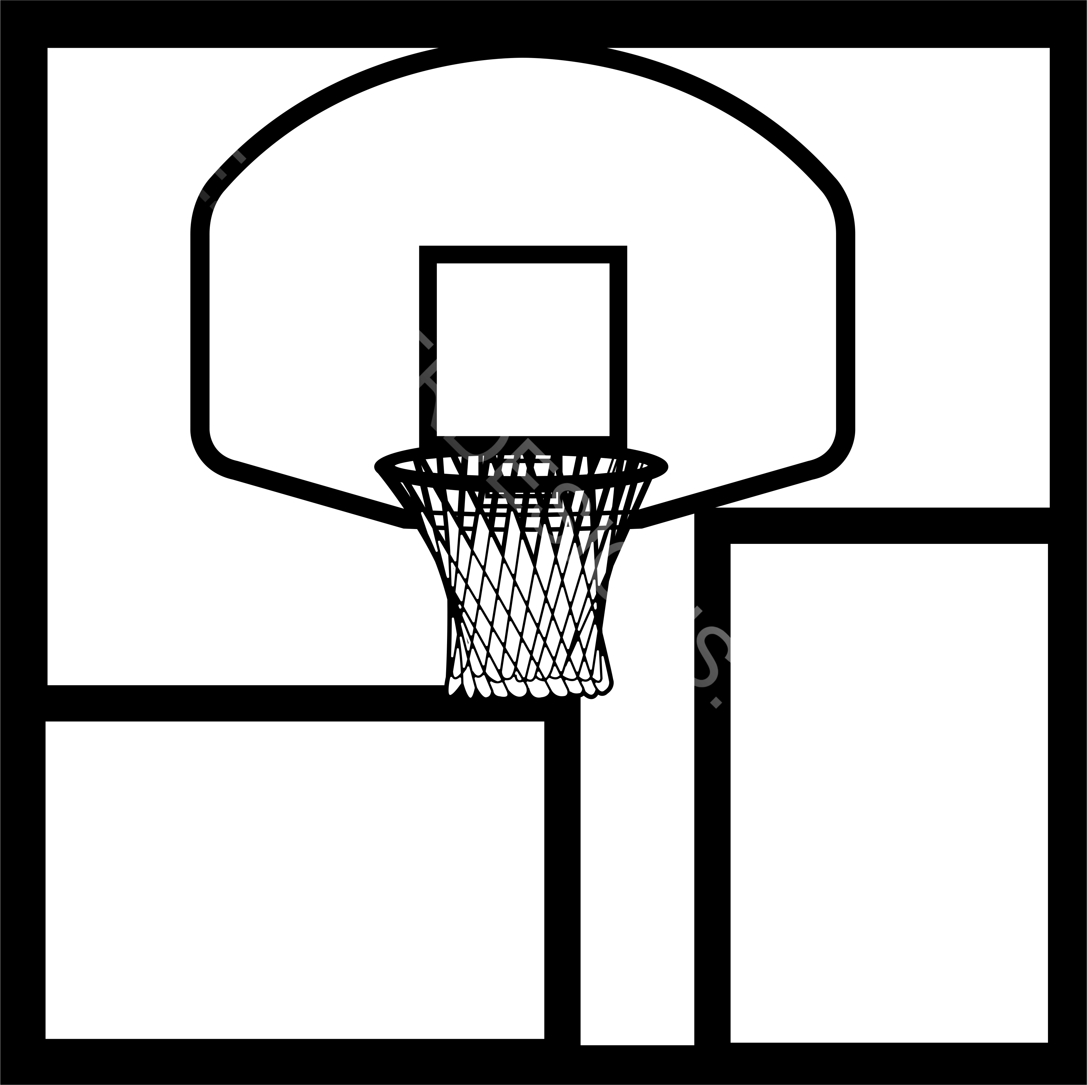 Basketball Net: EZ Laser Designs