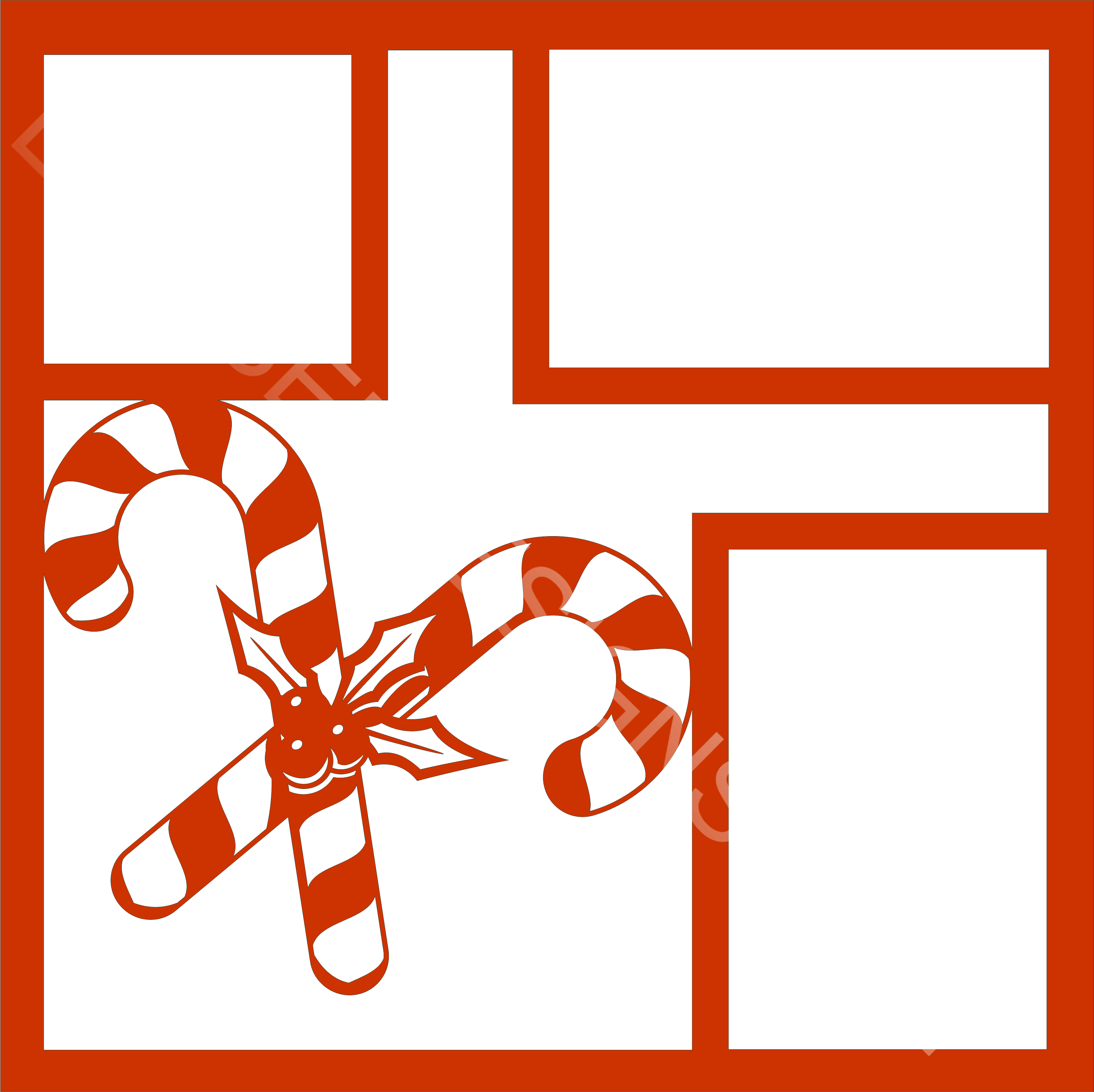 Candy Cane: EZ Laser Designs