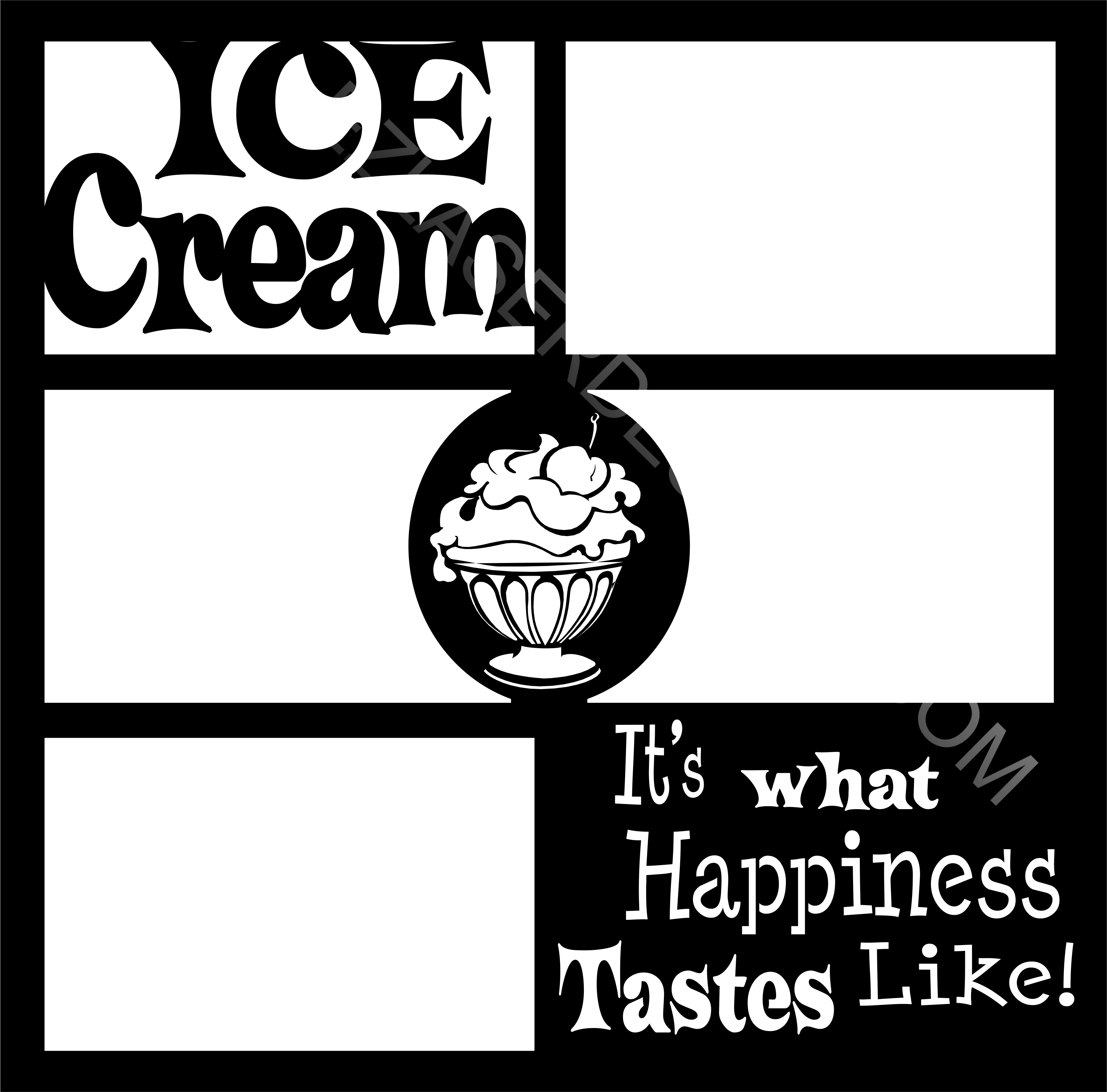 Ice Cream: EZ Laser Designs
