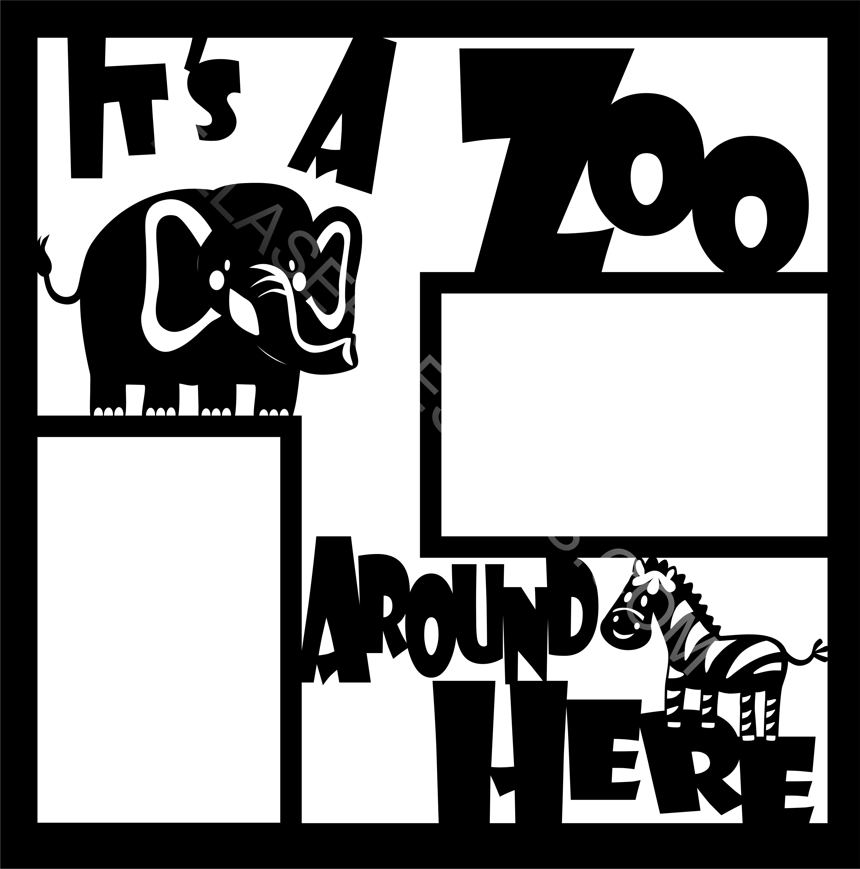 It's A Zoo Around Here Title: EZ Laser Designs