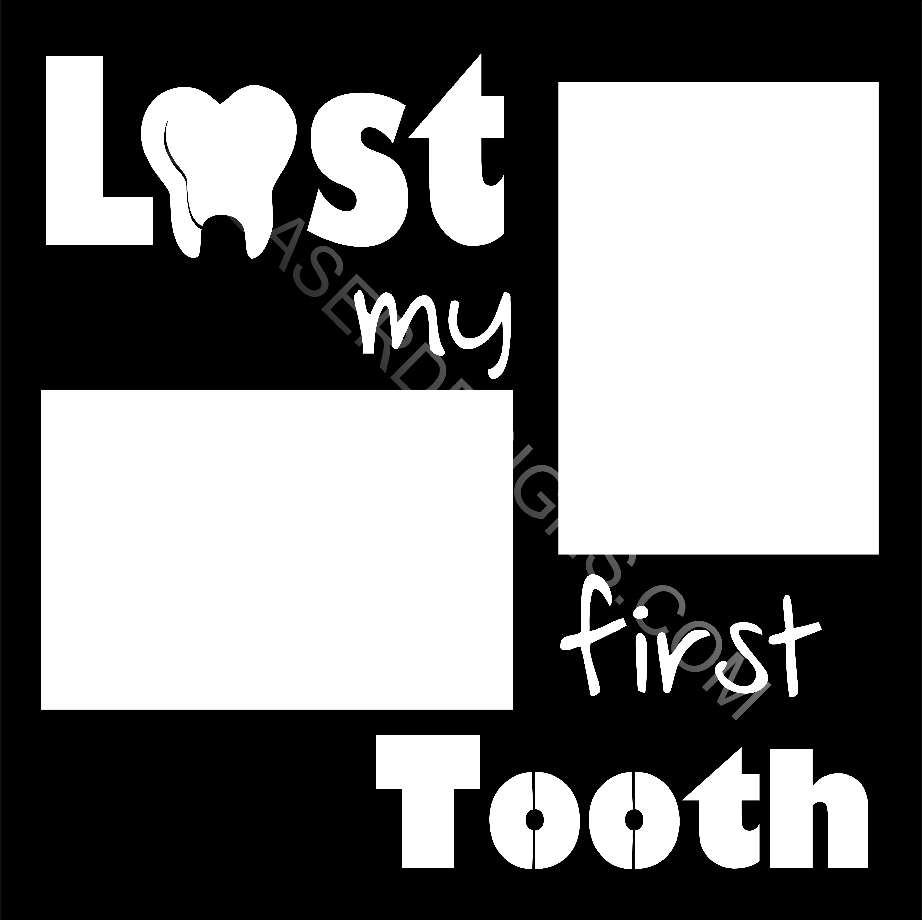 Lost my first tooth: EZ Laser Designs