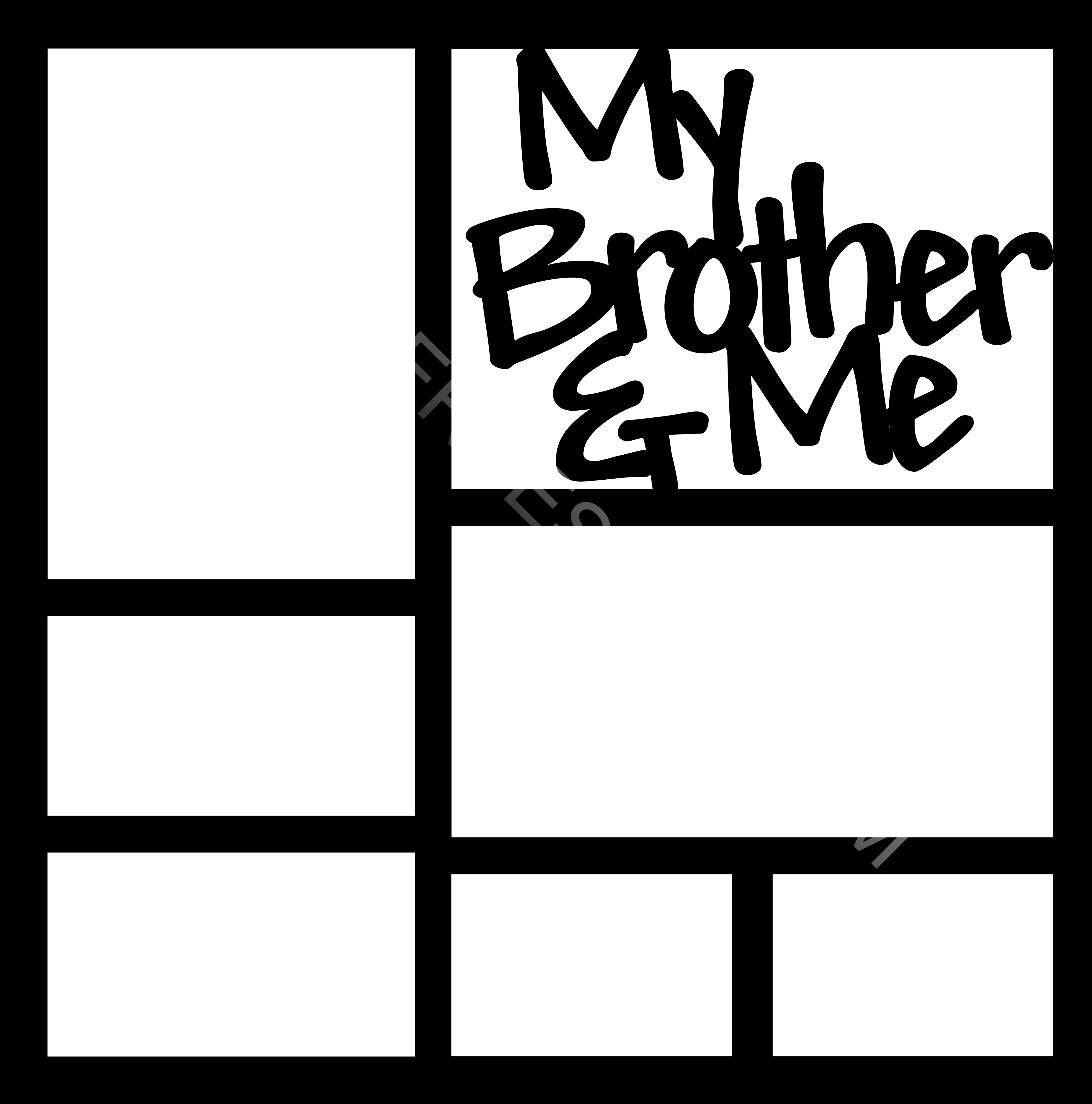 My Brother & Me: EZ Laser Designs