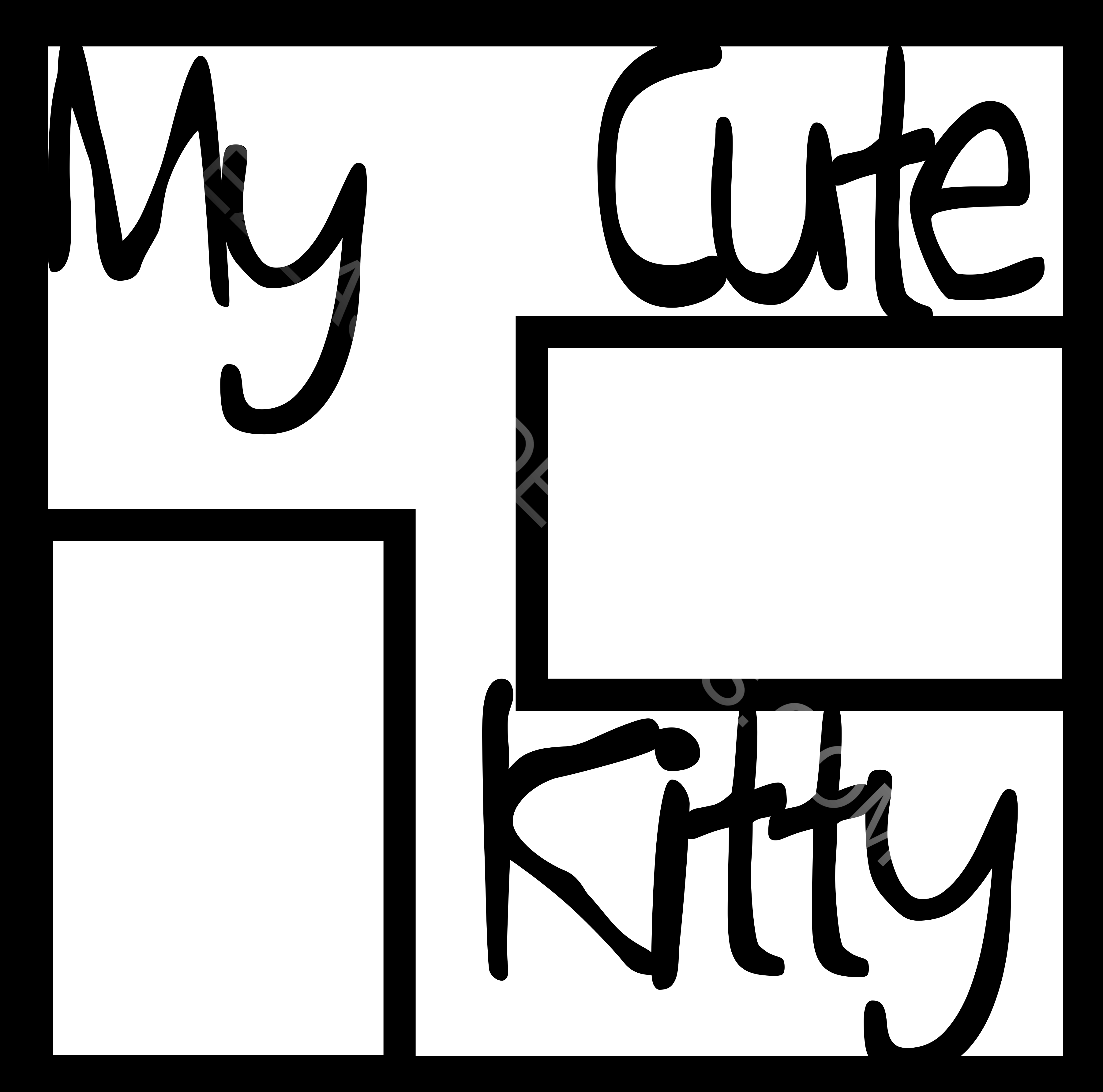 My cute kitty title: EZ Laser Designs