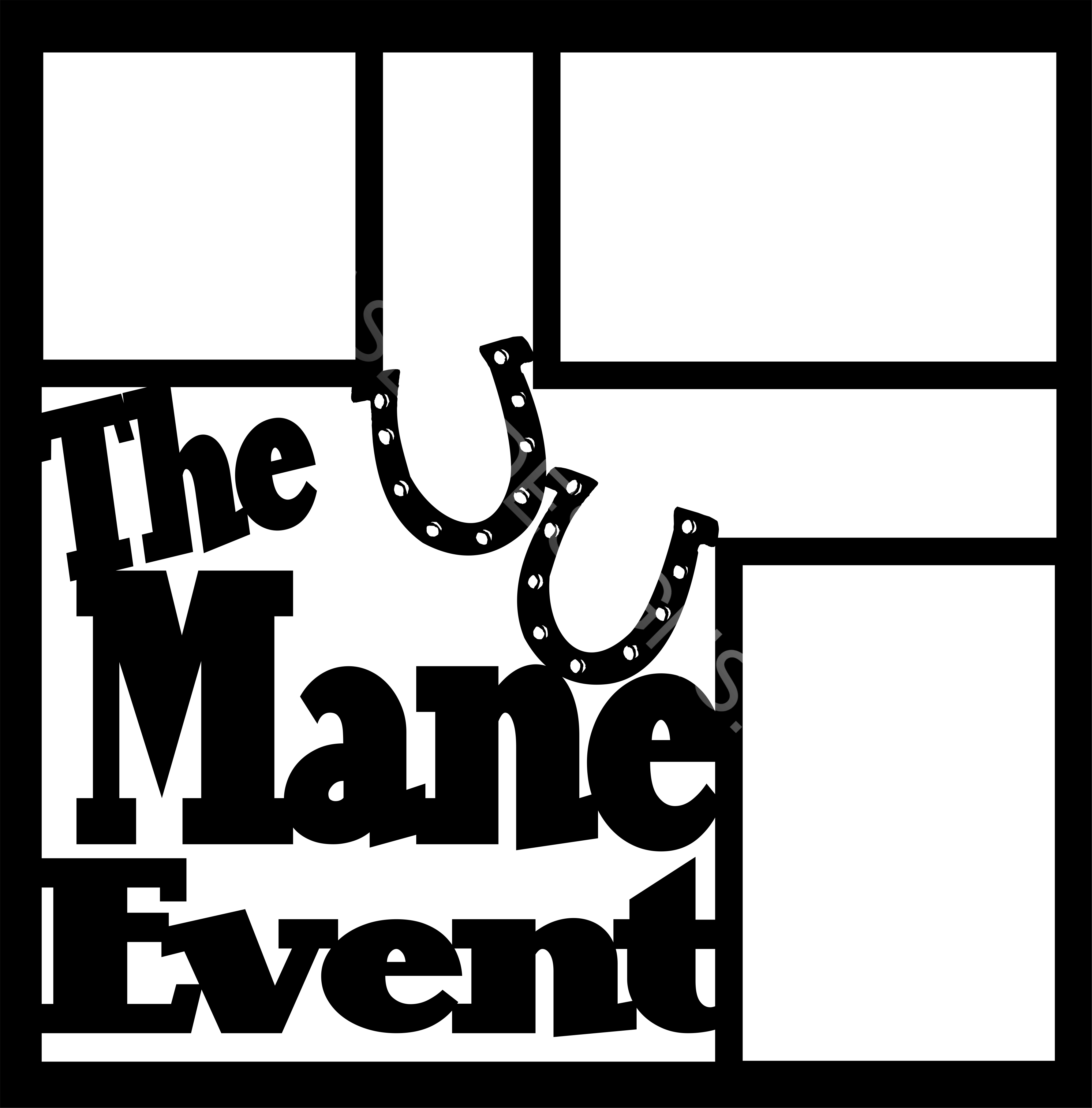 Horse Head - The Mane Event Title: EZ Laser Designs