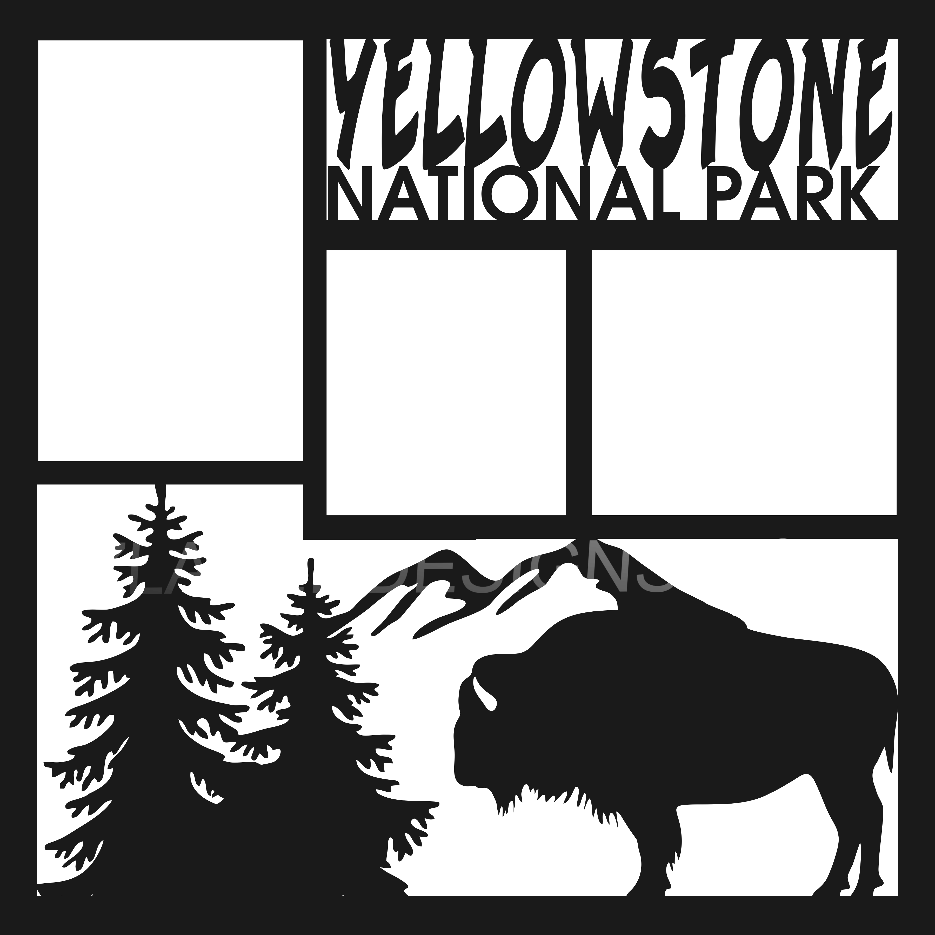 Yellowstone National Park: EZ Laser Designs