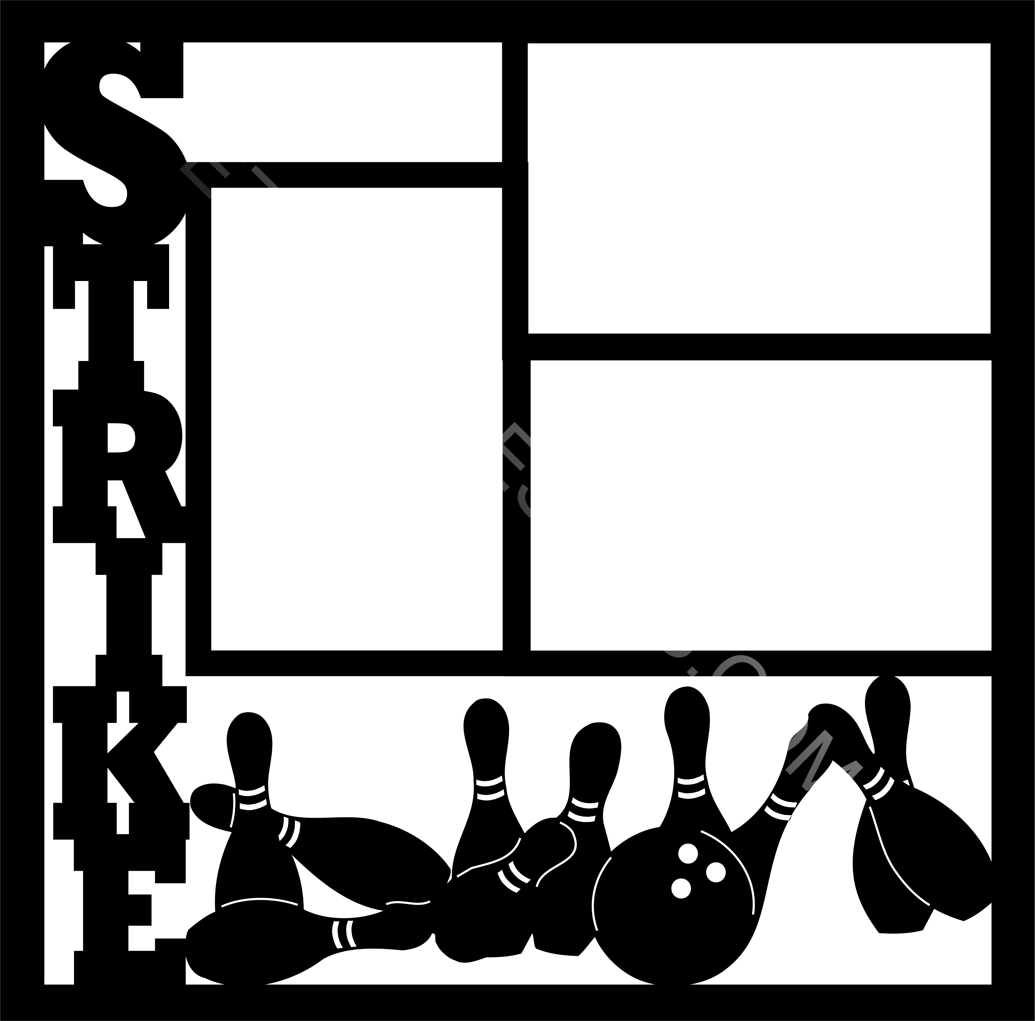 Bowling: Strike: EZ Laser Designs