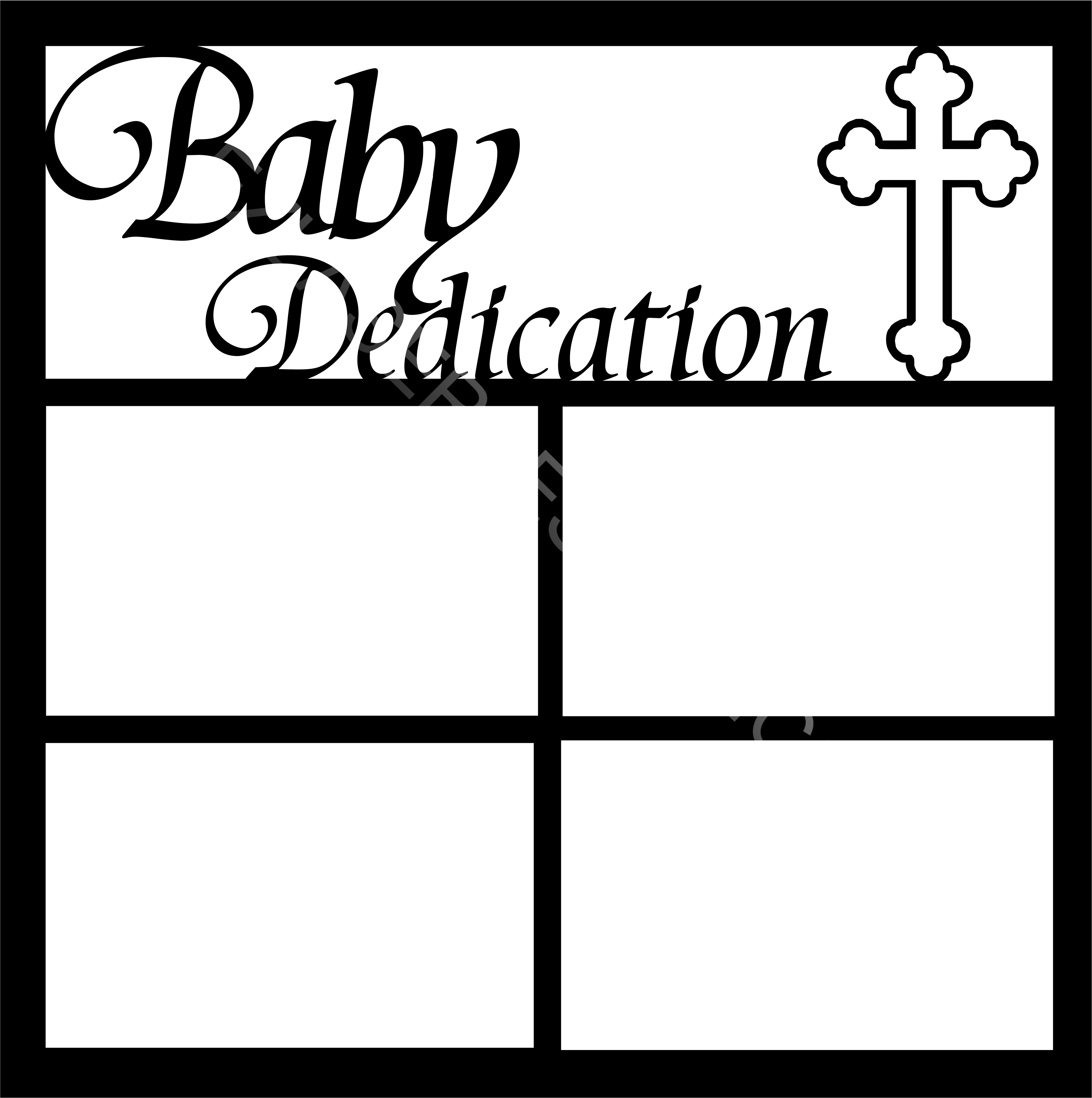 Baby Dedication: EZ Laser Designs