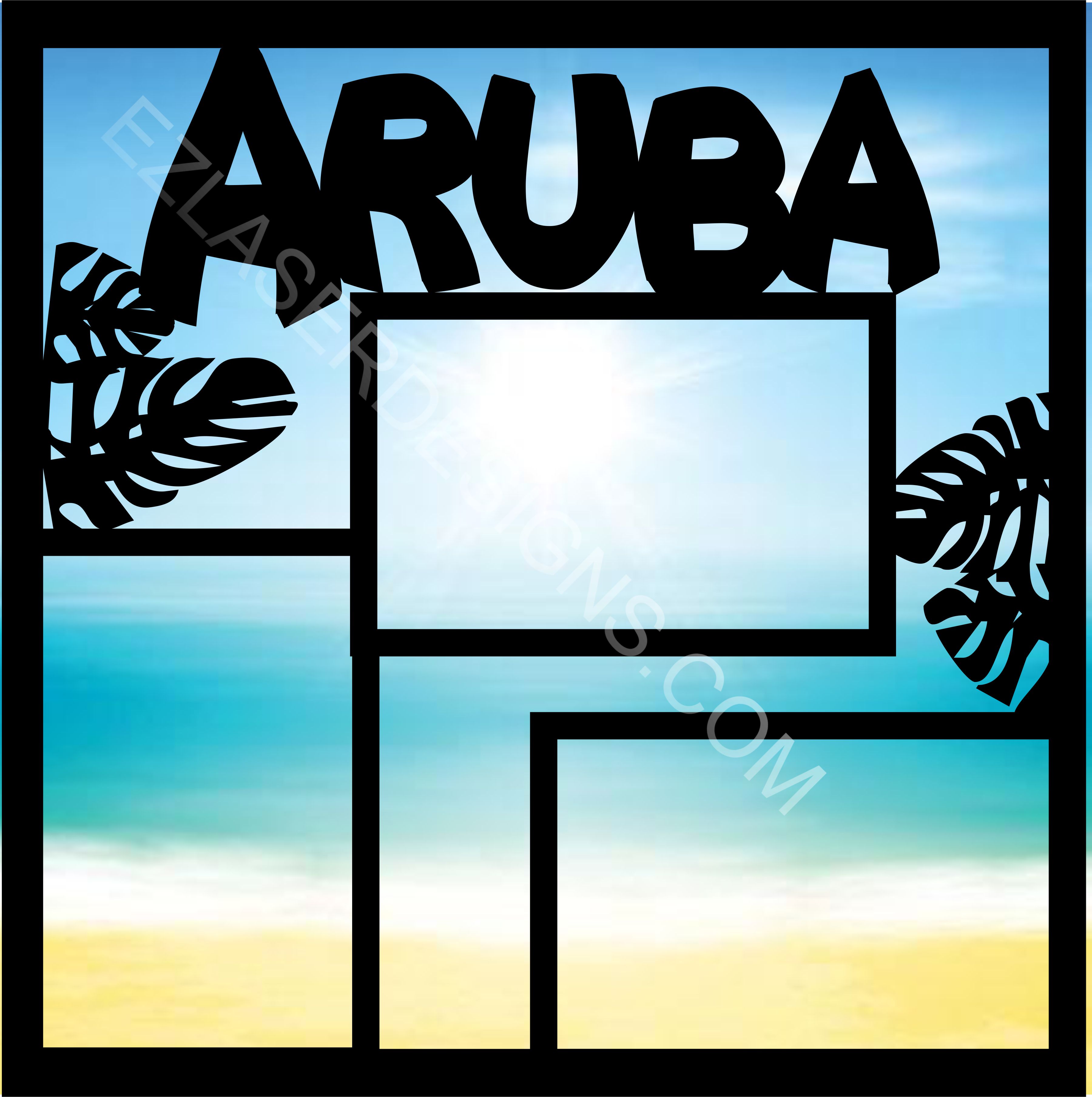 Aruba Palm: EZ Laser Designs