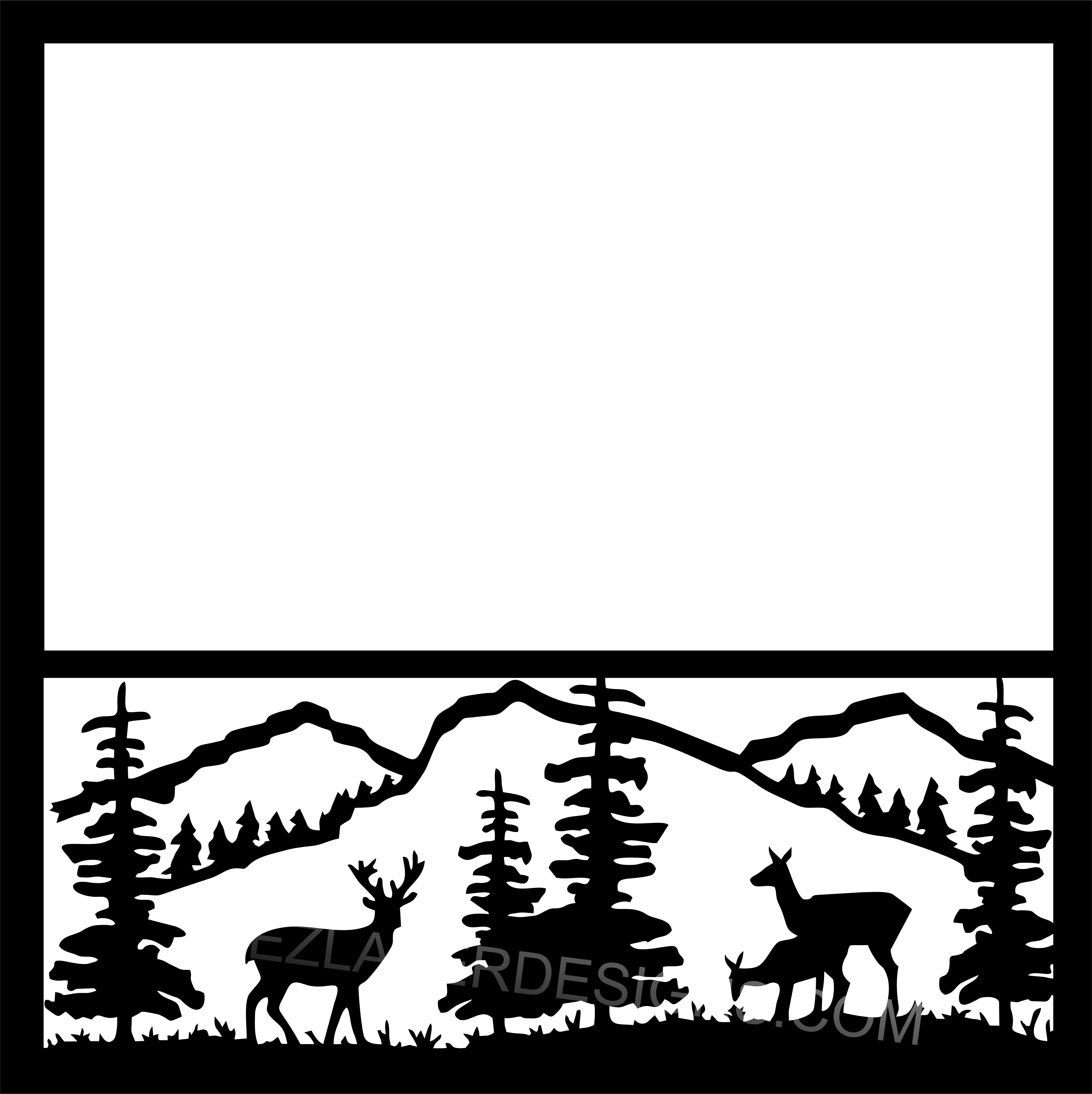 Deer and Mountains: EZ Laser Designs
