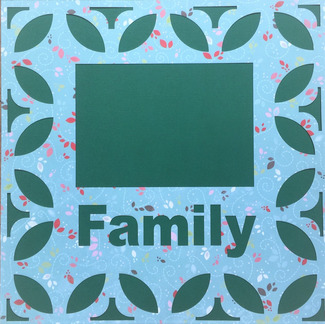 Family Shape Border: EZ Laser Designs