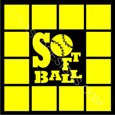 Softball Template: EZ Laser Designs