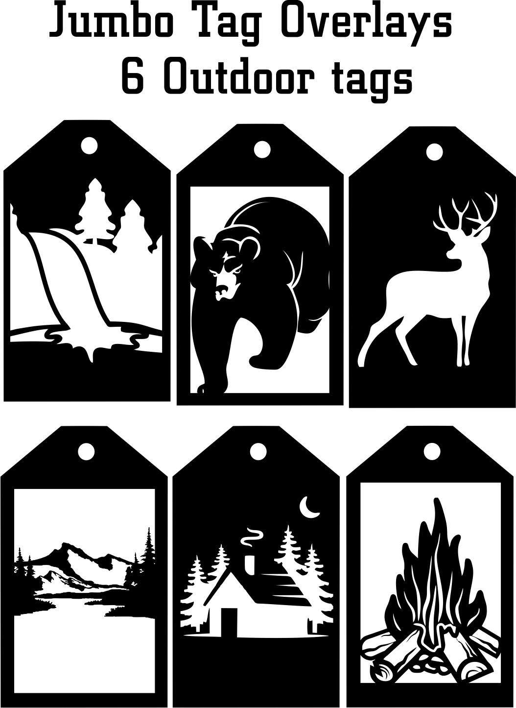 Jumbo Outdoor Tags: EZ Laser Designs