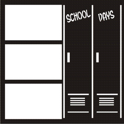School Days Lockers: EZ Laser Designs
